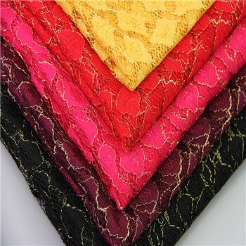 Lace leaf flower cloth dress fabric wedding dress ... – Grandado