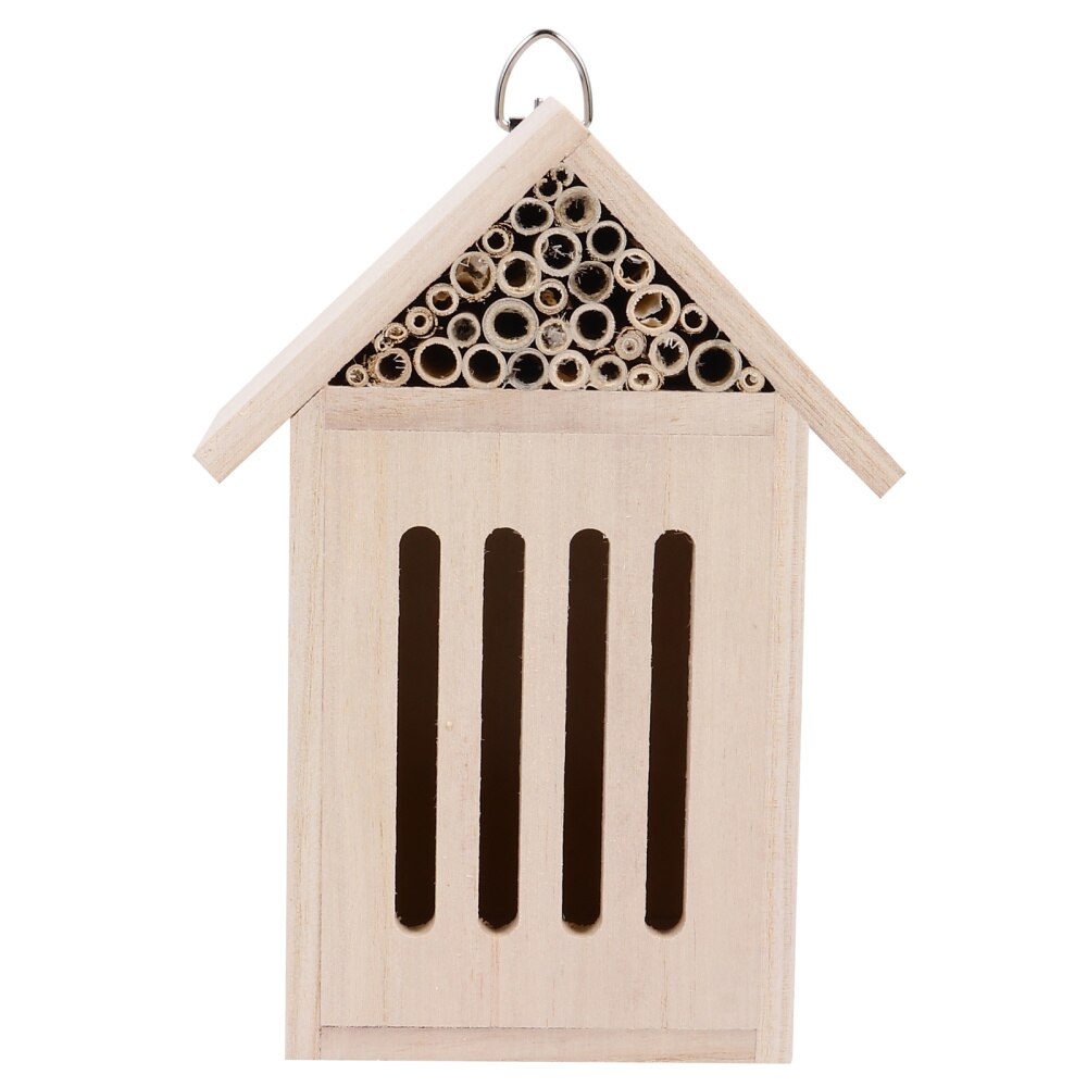 Wooden Insect Bee House Wood Bug Room Bee Shelter ... – Grandado