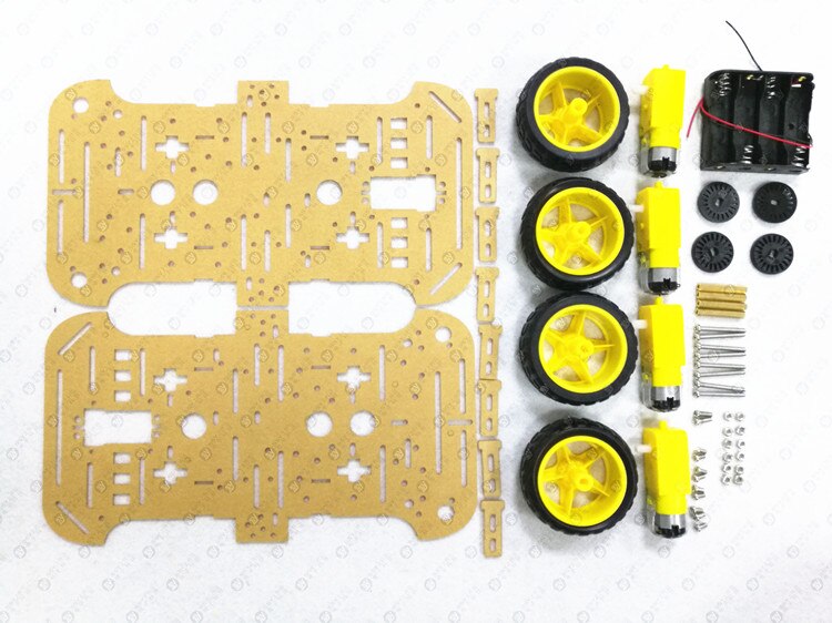 Double-Layer Intelligent Smart Car Chassis Kit Spe... – Grandado