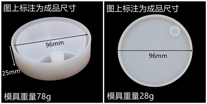 Rotating multi-layer storage box silicone mold DIY... – Grandado