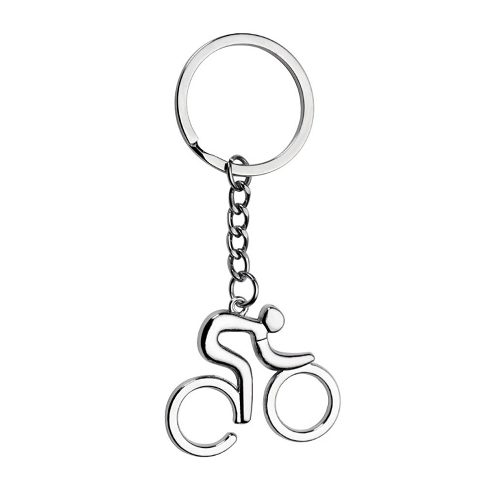 Sports Logo Key Chain Bike Running Weightlifting F... – Grandado