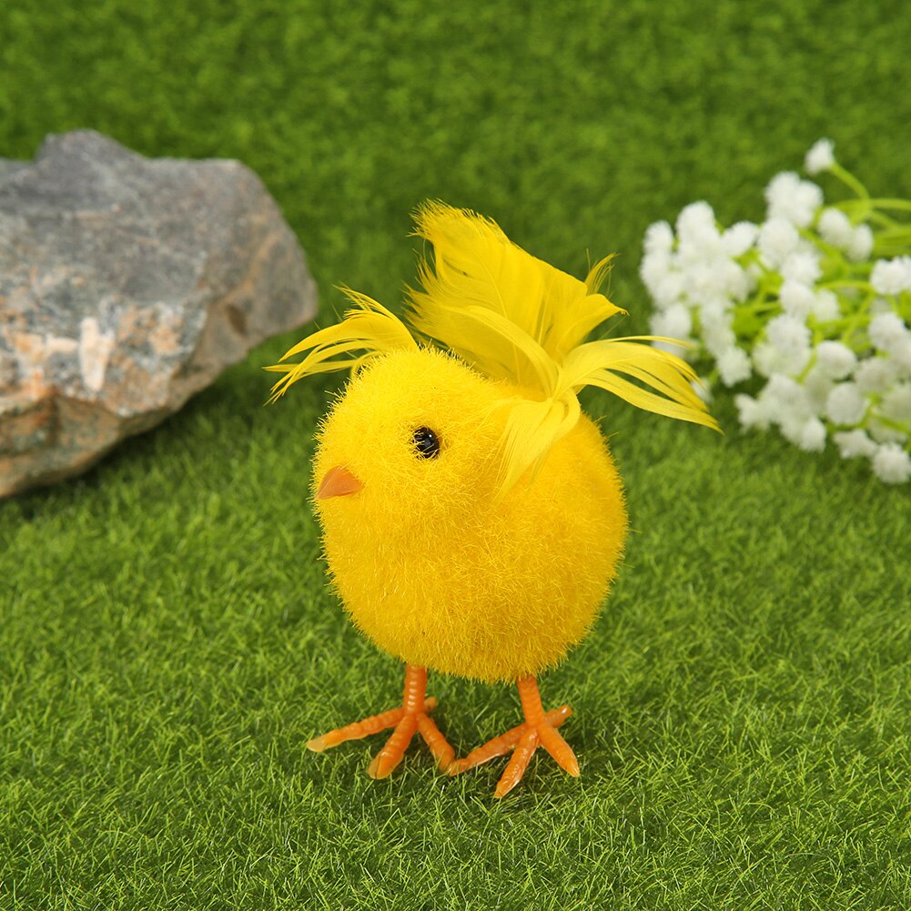 Simulation Easter Yellow Chick Mini Artificial Toy... – Grandado