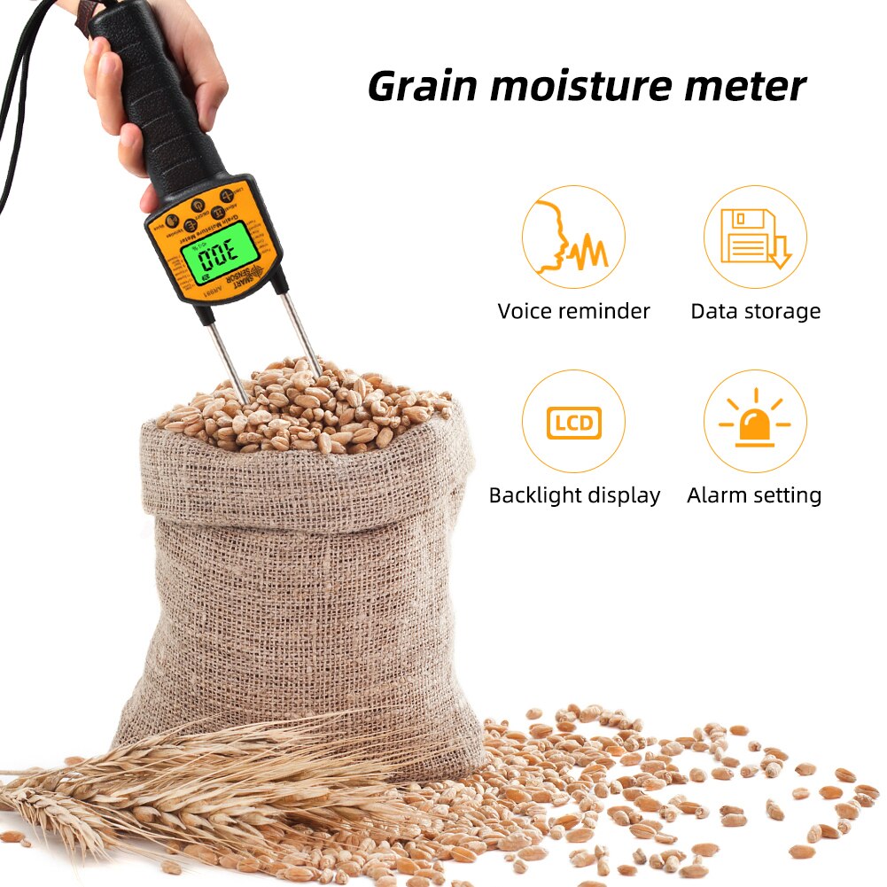 AR991 Grain Moisture Meter Digital Tester Hygromet... – Vicedeal
