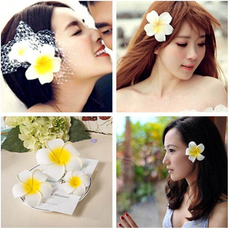 10Pcs/set Plumeria Hawaiian PE Foam Artificial Flo... – Vicedeal