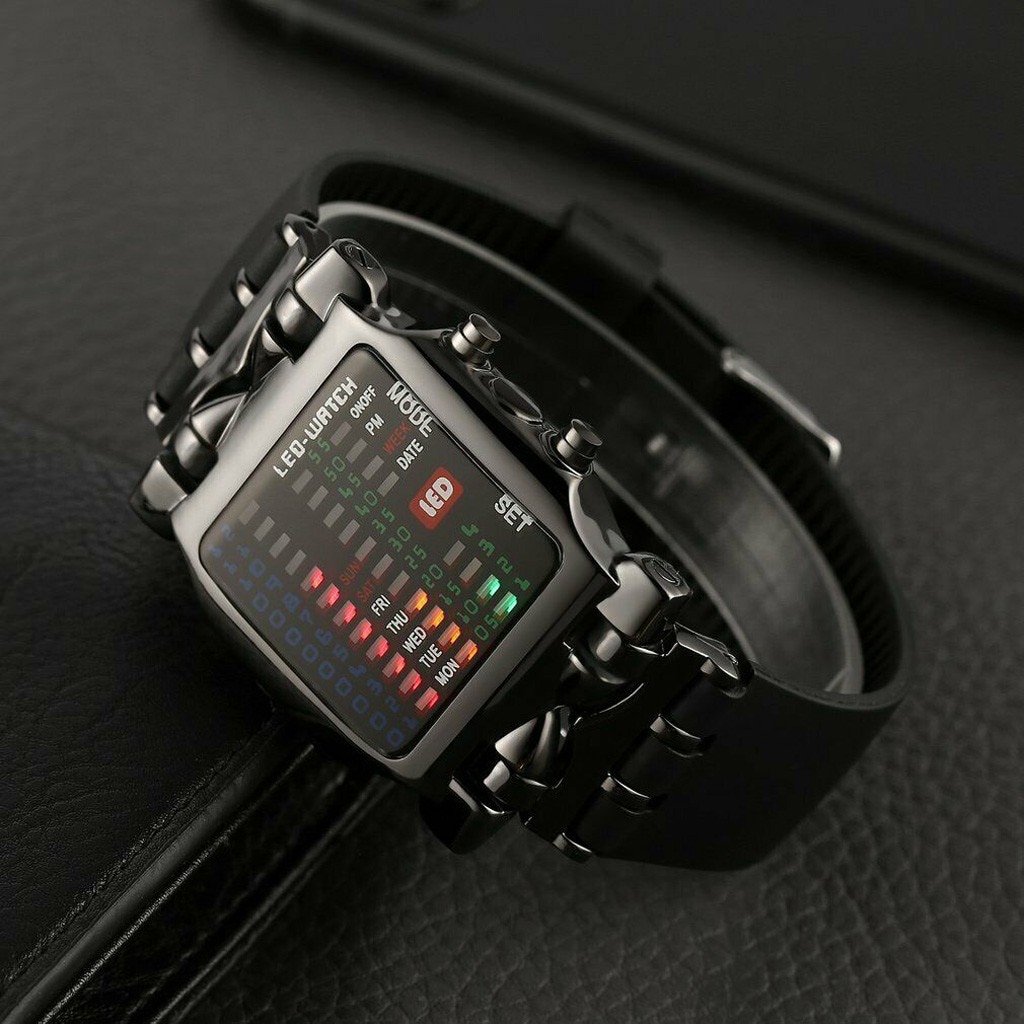 Luxury Men's Wrist Watch Square LED Digital Watch ... – Vicedeal