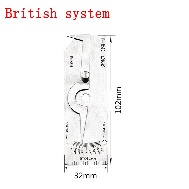 Stainless steel undercut depth gauge bite weld mea... – Grandado
