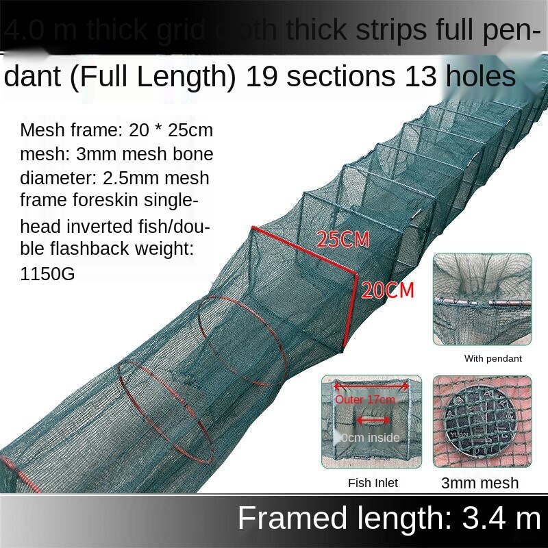 Shrimp fishing net lobster ground net catching lob... – Vicedeal