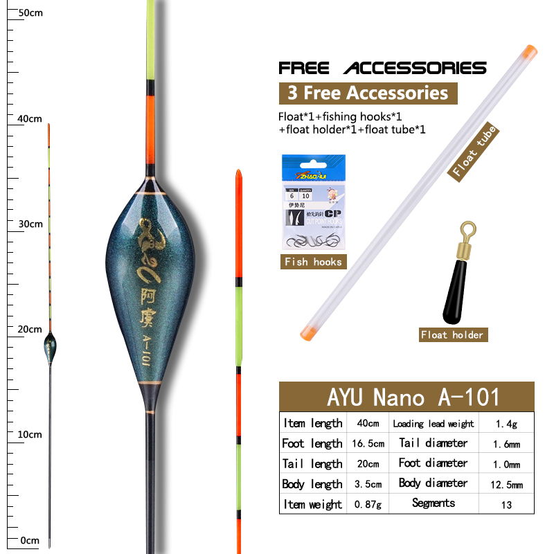 1PC/Ayu Fishing Buoy High Sense Crucian Carp Buoy ... – Grandado