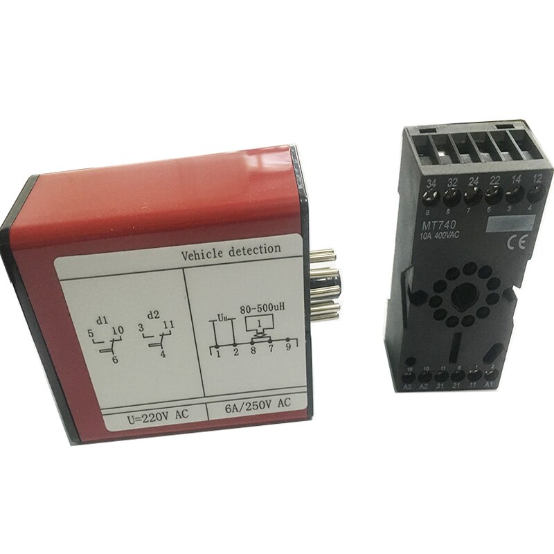 Red Signal Traffic Inductive Loop Vehicle Detectio Grandado