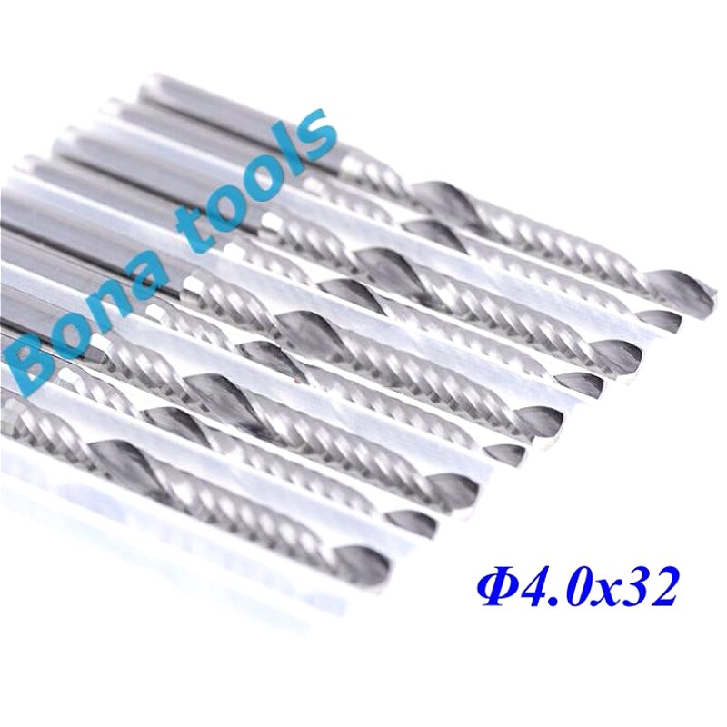 5 stks/partij 4*32mm 1 Flute Tungsten Vhm Spiral B... – Grandado