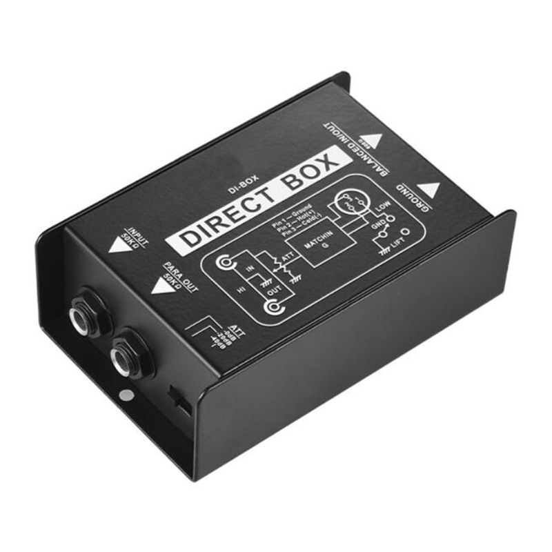 Passive Mono DI Direct Injection Box Impedanz Tran... – Grandado
