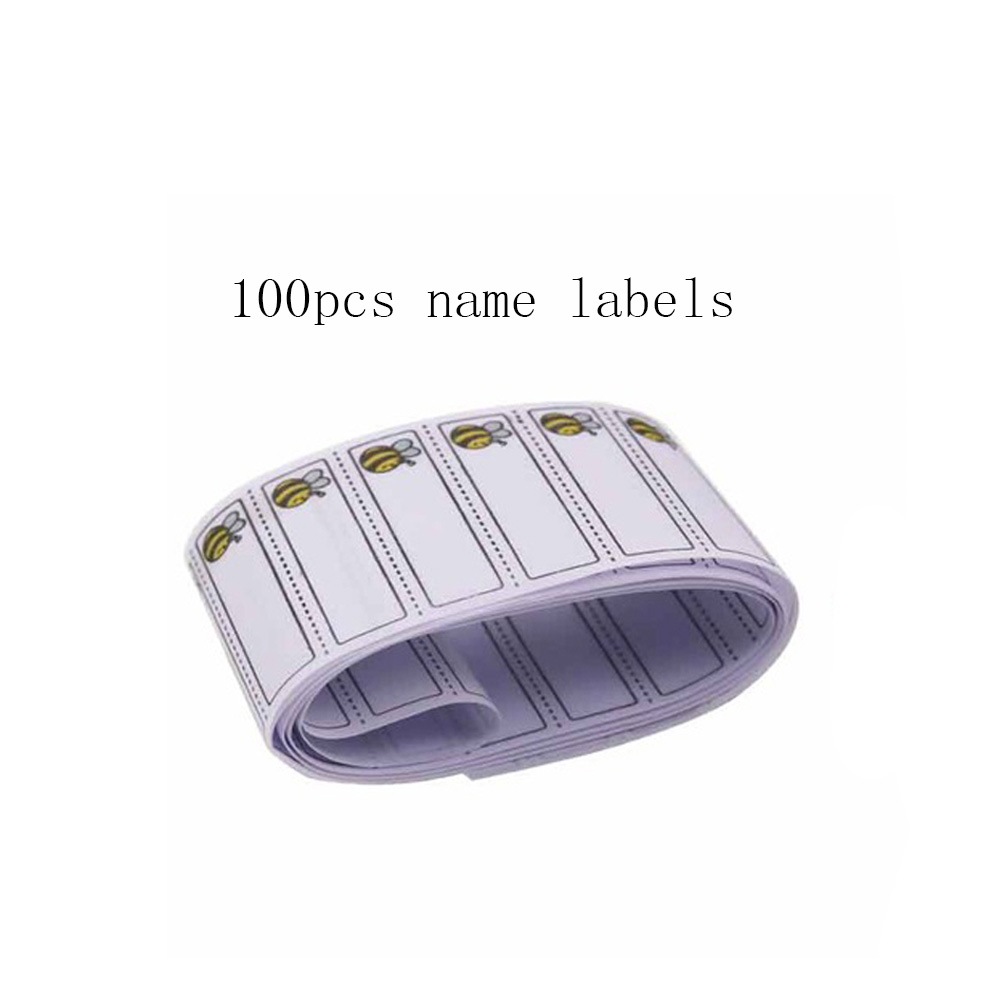 100Pcs Washable Iron on Name Labels Clothing Label... – Grandado