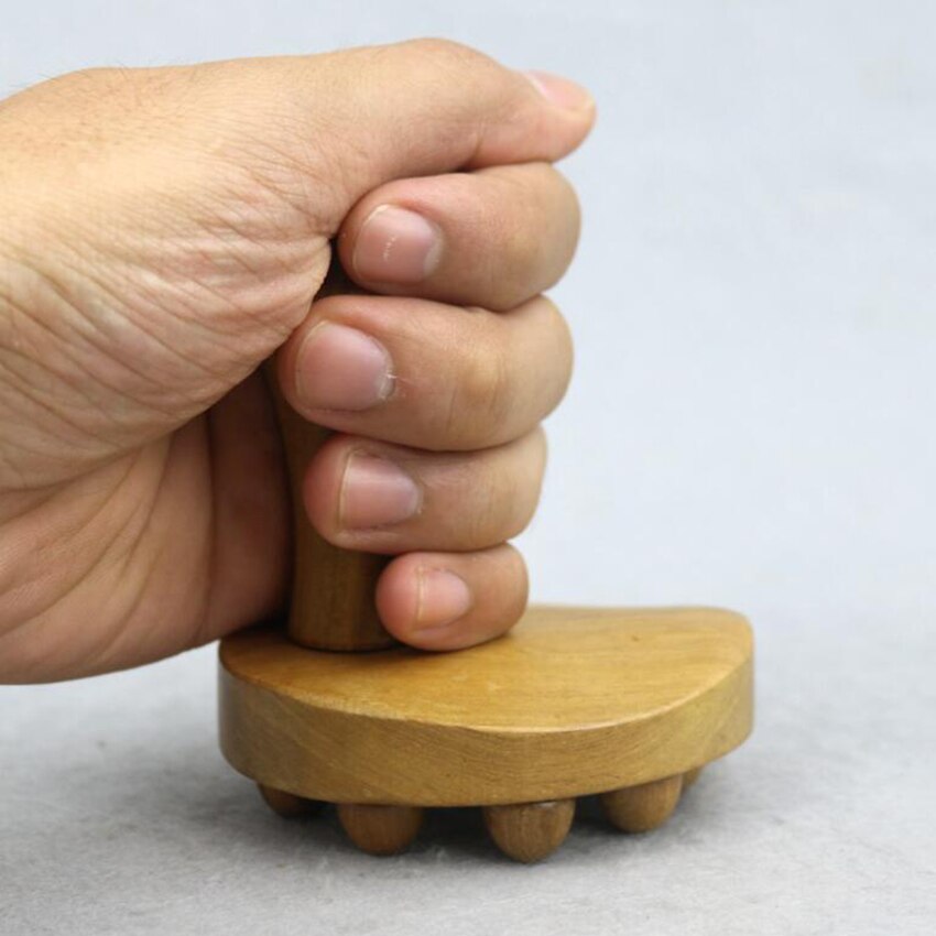 Handheld Wood Acupuncture Massager Roller Body Sli... – Grandado