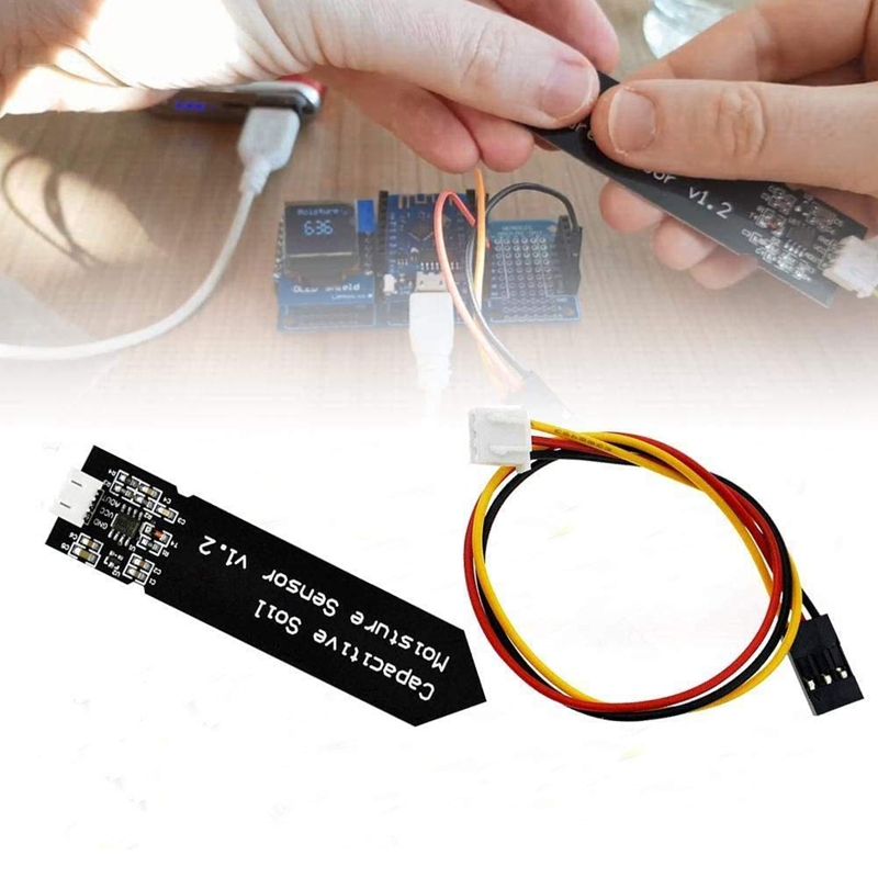 6Pcs Soil Moisture Sensor, Hygrometer Module V1.2,... – Vicedeal 6Pcs Soil Moisture Sensor, Hygrometer Module V1.2,... – Vicedeal