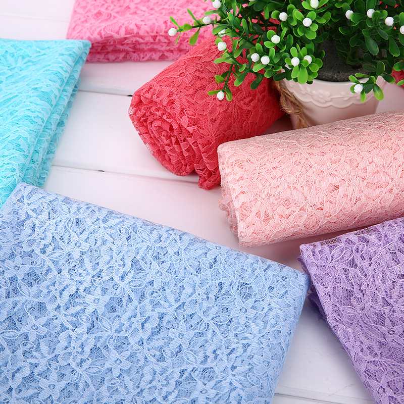 150 X 100CM Lace Fabric Star Embroidery Pattern DI... – Vicedeal