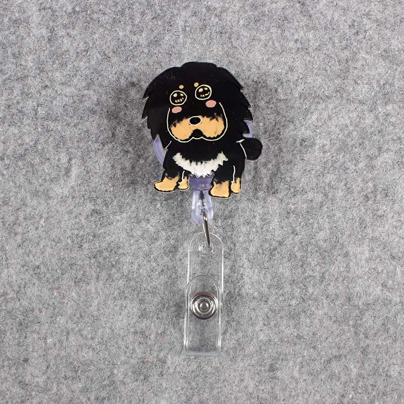 1 Pcs Cute Acrylic Dog & Cat Retractable Badge... – Vicedeal