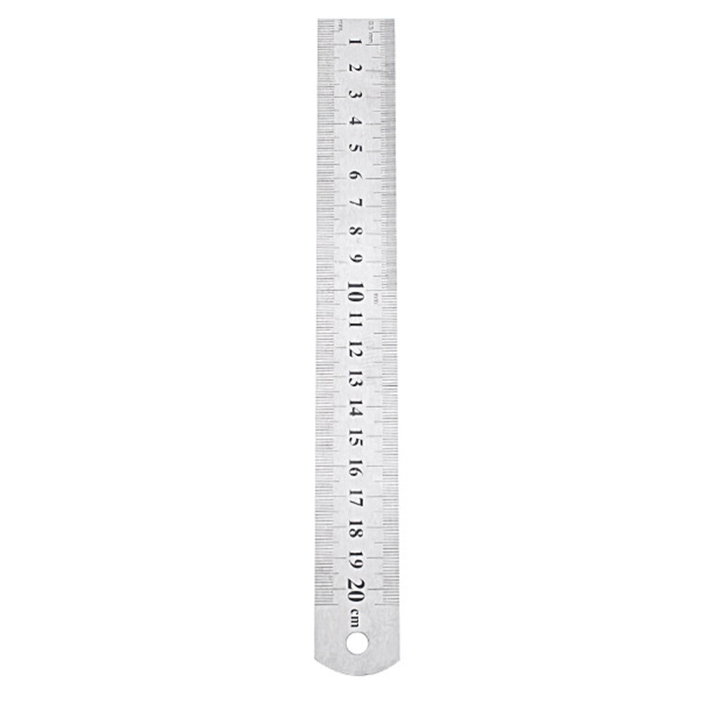 3 Pcs Stainless Steel Ruler Double Scale Ruler Mea... – Grandado