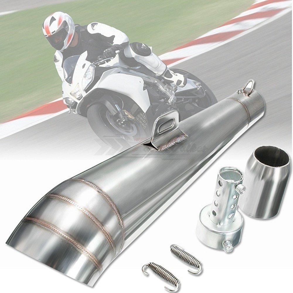 48.8MM Modified motorcycle exhaust pipe stainless ... – Grandado
