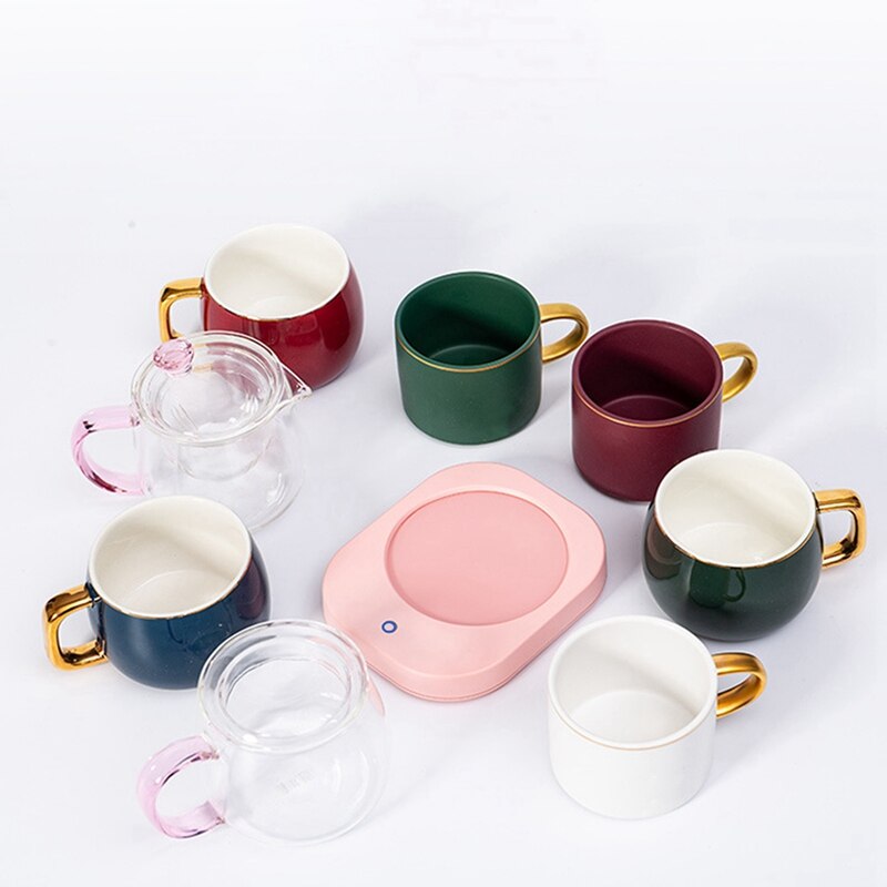 Cup Warmer Heats the Coaster Evenly Heating Smart ... – Grandado