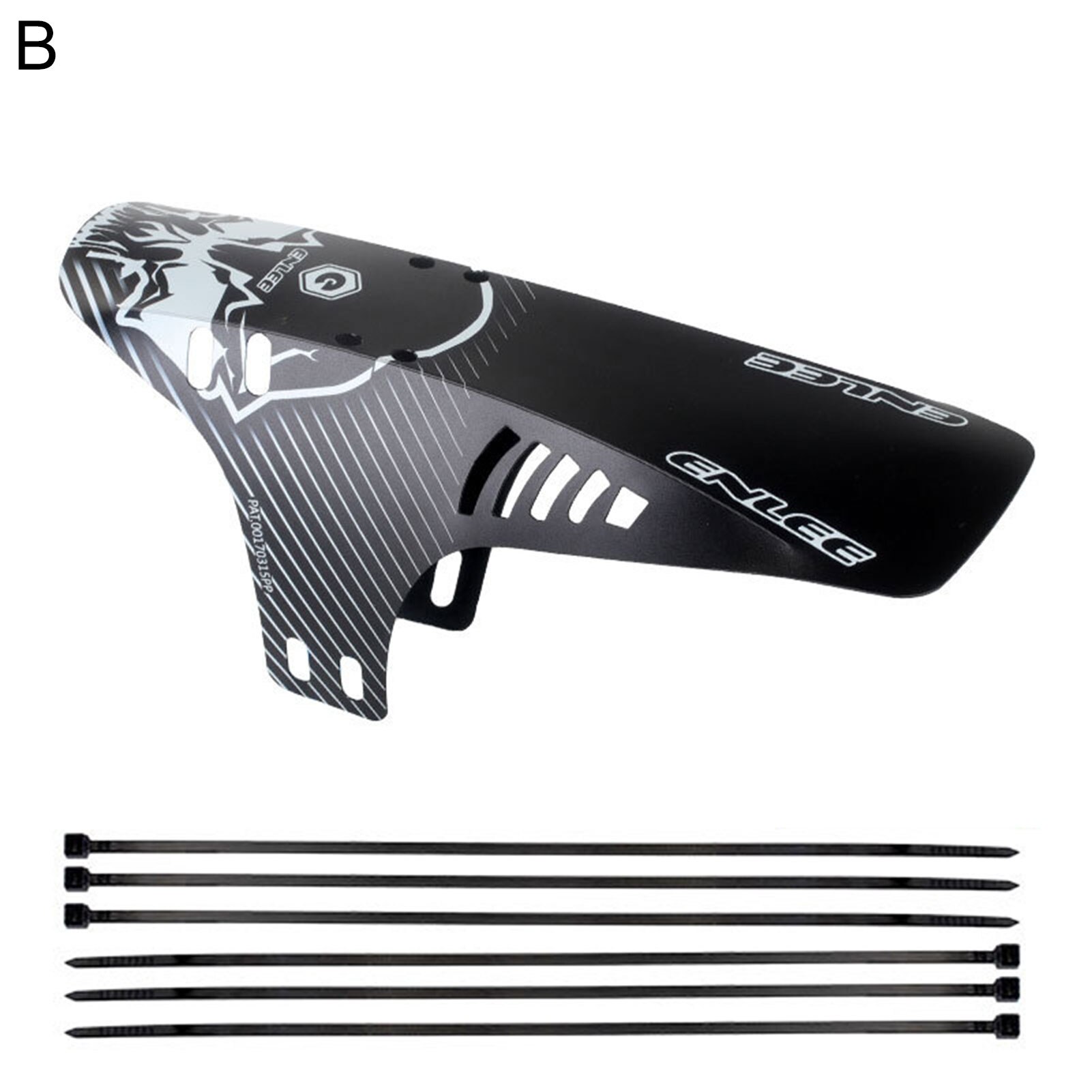 Fiets Front Wielen Gestreepte Spatborden Draagbare... – Grandado