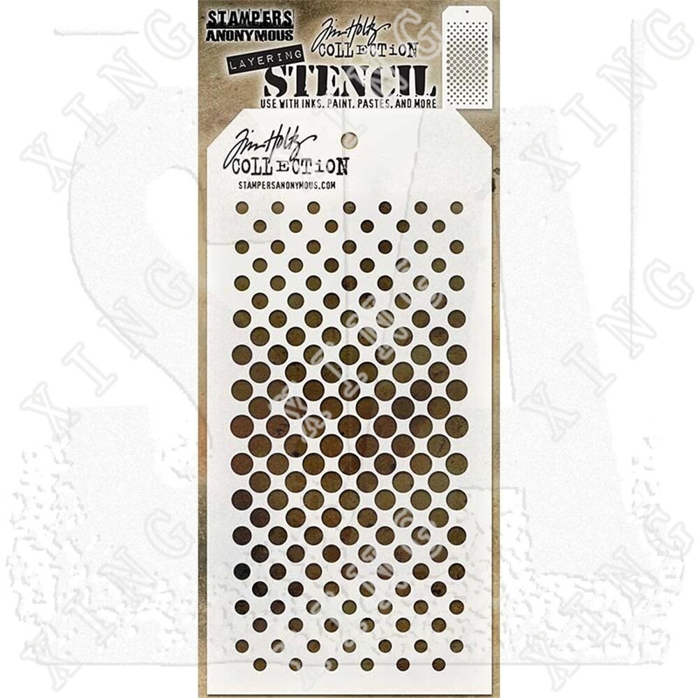 2022 Spring Gradient Dot Tag-shaped Stencils Diy C... – Grandado