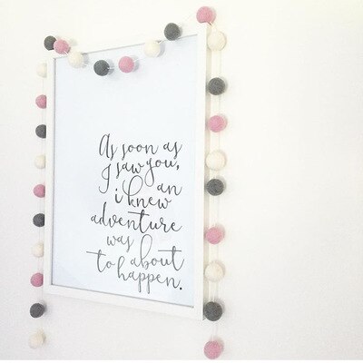 2.5M Diy Macaron Kleur Haar Bal Decor Banner Babyk... – Grandado