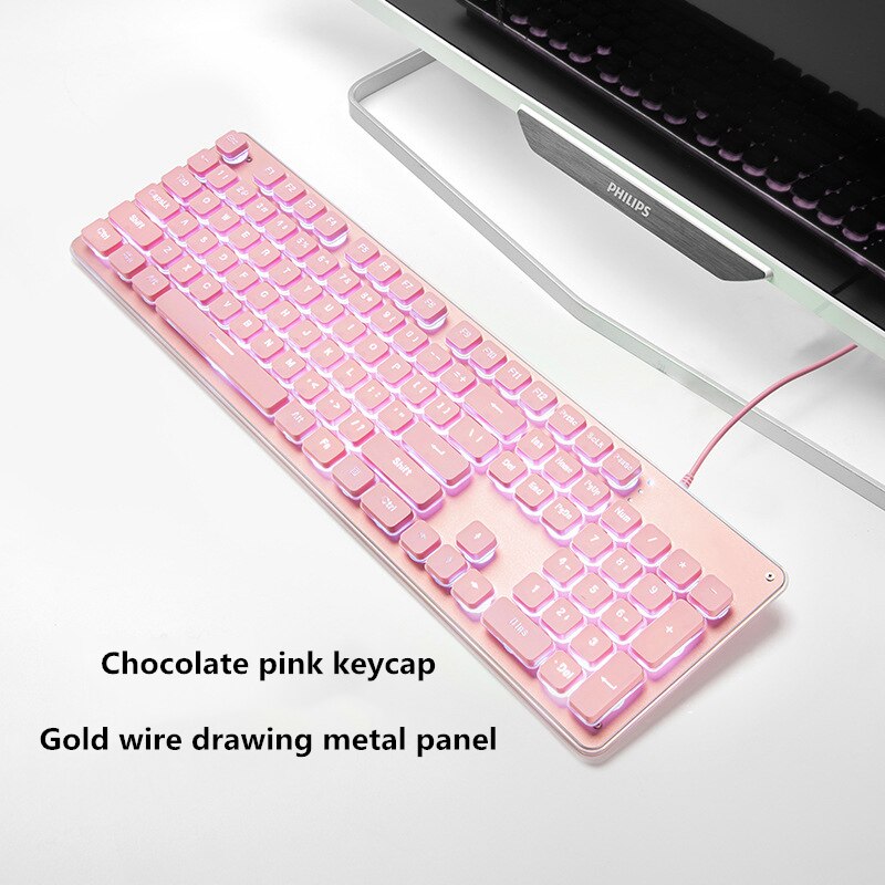 PQPYC Ultra-thin manipulator keyboard with wired l... – Vicedeal