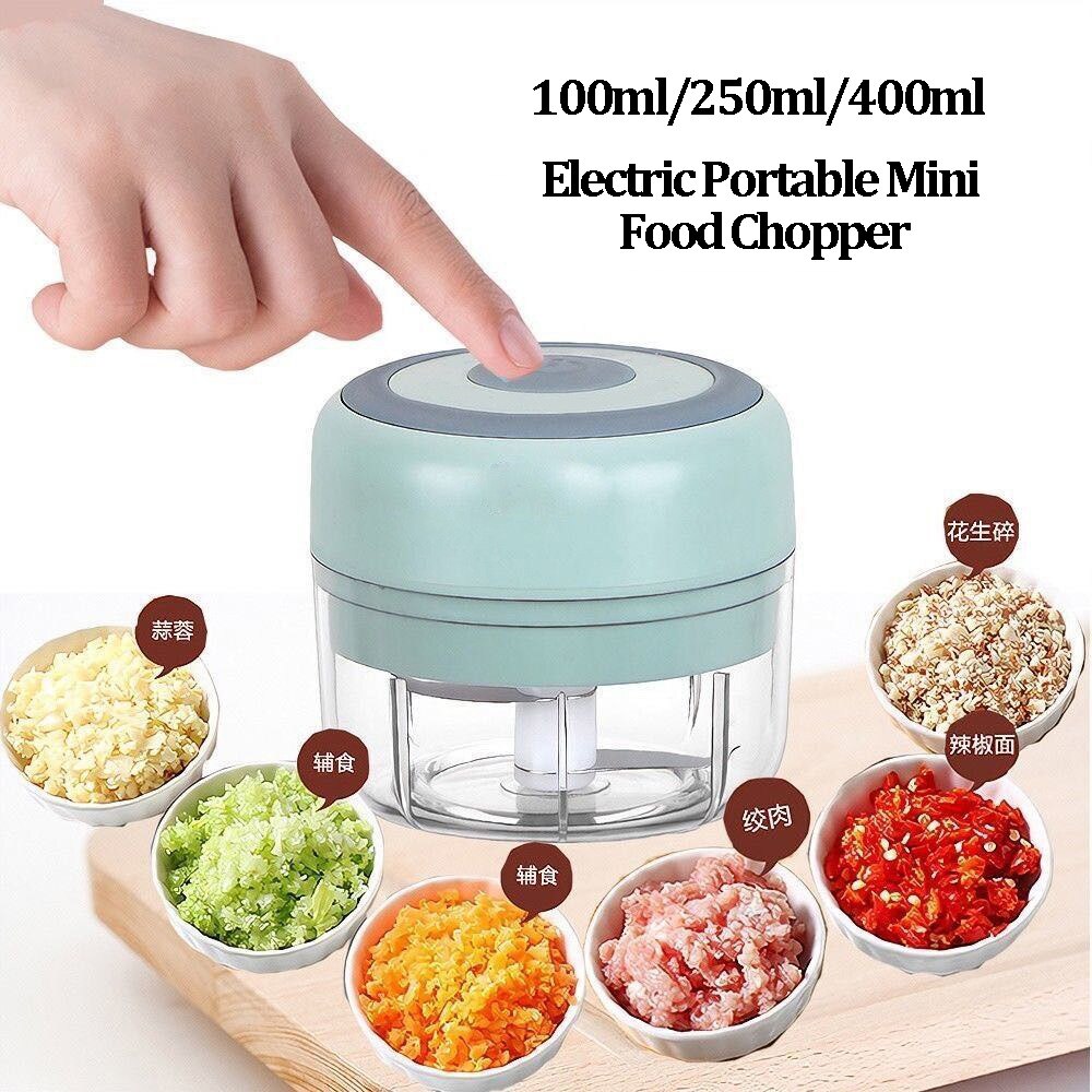 Electric Garlic Grinder Portable Mini Food Vegetab... – Grandado