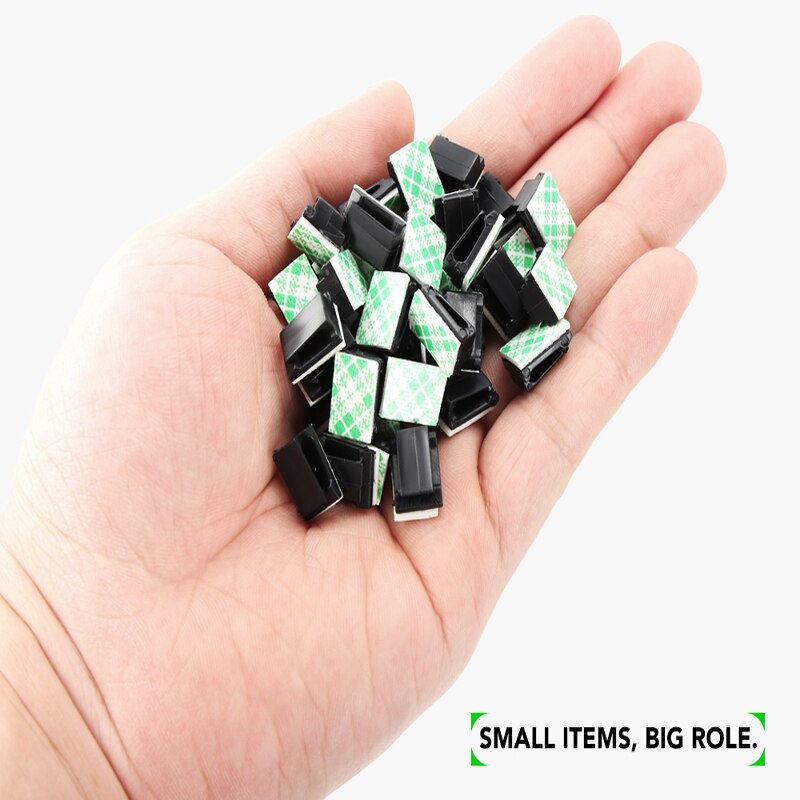 20Pcs Wire Tie Cable Clamp Clips Holder Self Adhes... – Grandado