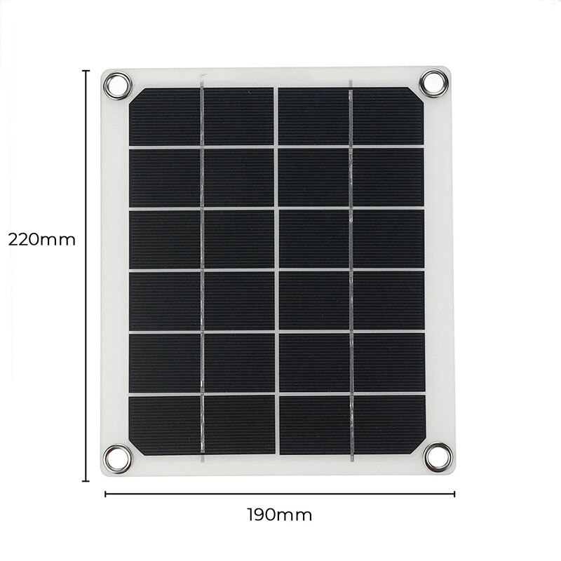 Solar Panel 10W Monocrystalline Silicon Dual USB O... – Vicedeal