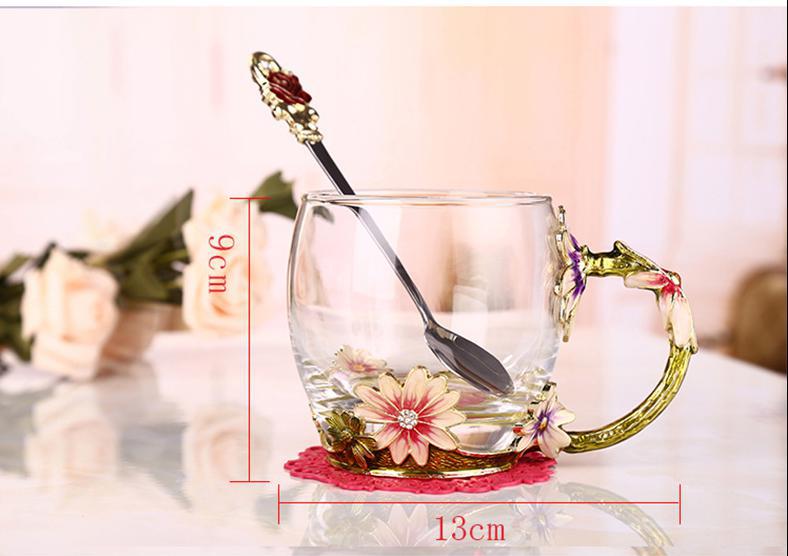 Single Layer Daisy Enamel Cup High Temperature Res... – Grandado