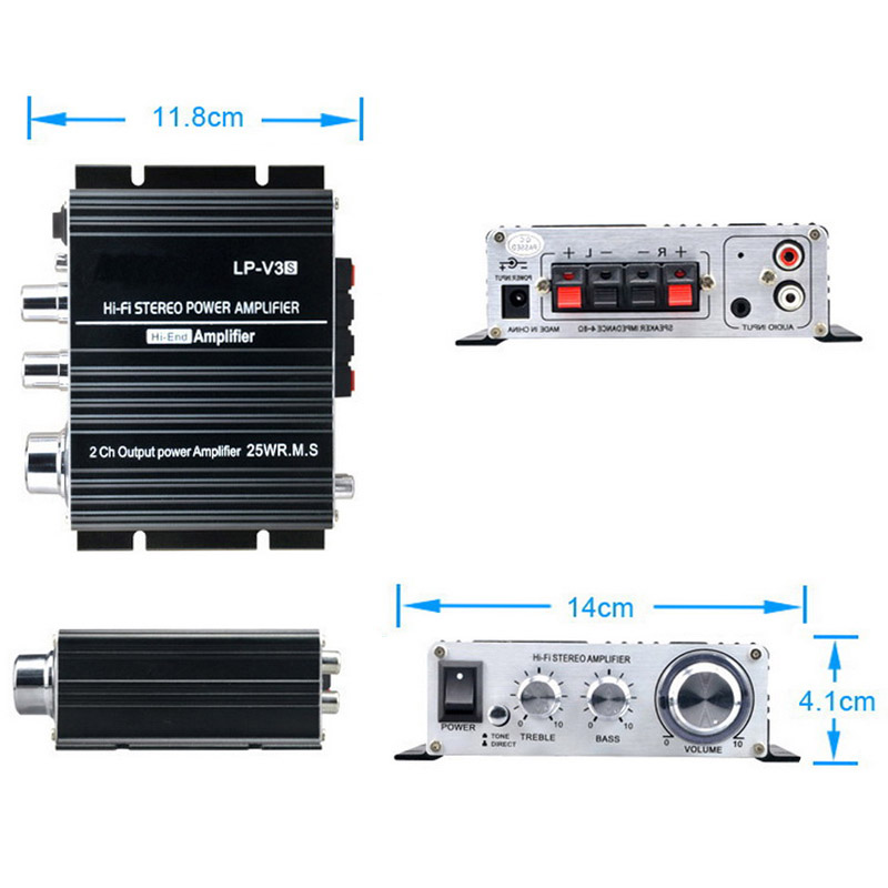 Car Audio Speaker Met 3.5Mm Audio Input 700W Volum... – Vicedeal