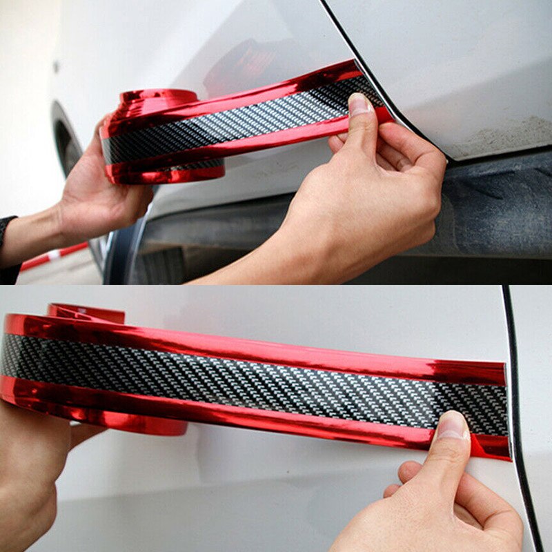 Carbon Fiber Auto Sticker Bumper Guard Decal Deur ... – Grandado