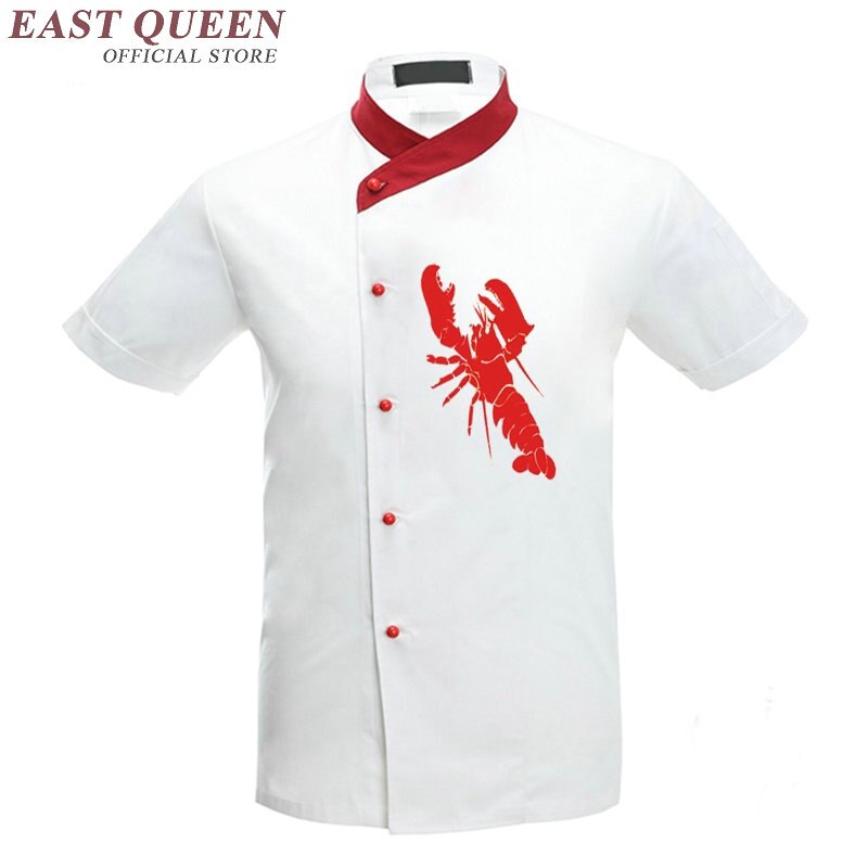 Food service chef jacket chinese dragon cook cloth... – Grandado