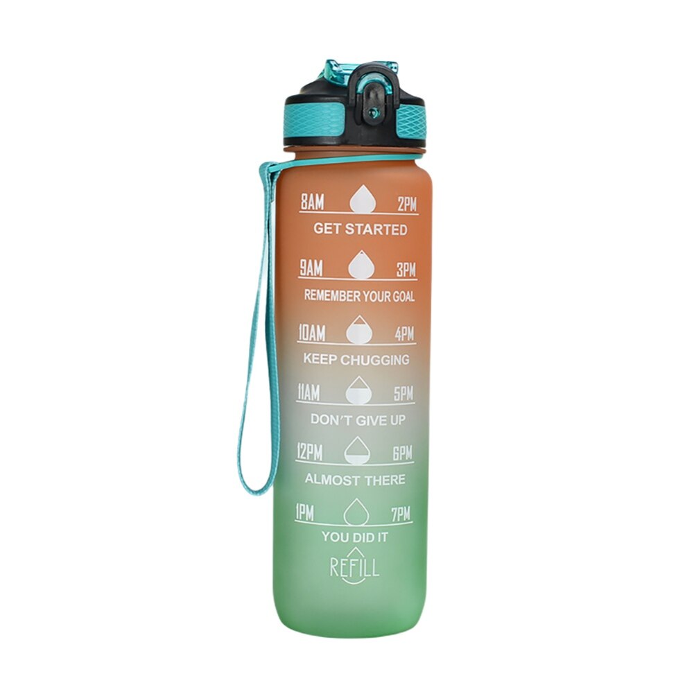 1 Liter Sport Water Fles Outdoor Water Fles Met St... – Vicedeal