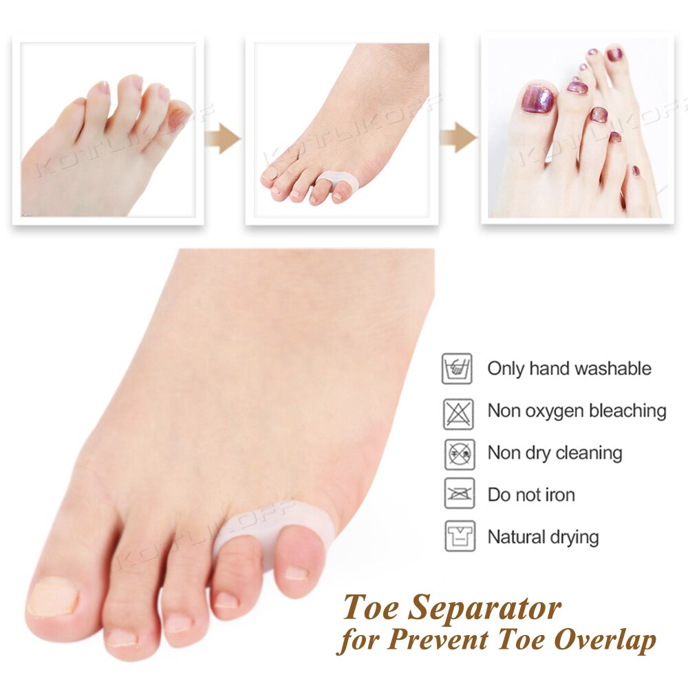 Silicone Gel Small Toe Separator for Prevent Toe O... – Grandado