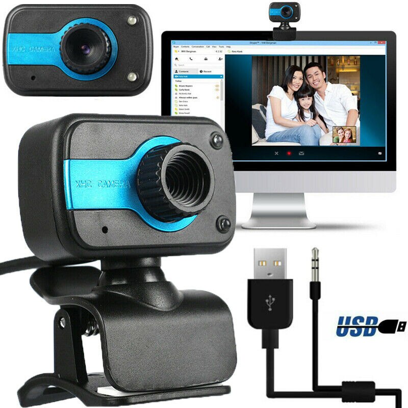 Rotatable Digital USB Computer Webcam with Microph... – Grandado