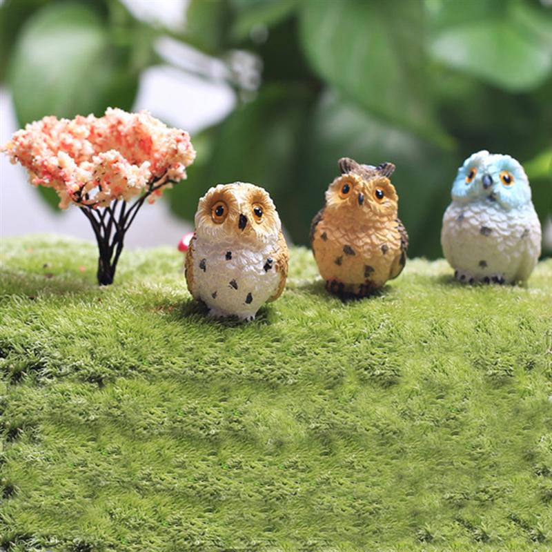 WINOMO Resin Mini Miniature Exposed Owl Pattern Ga... – Grandado