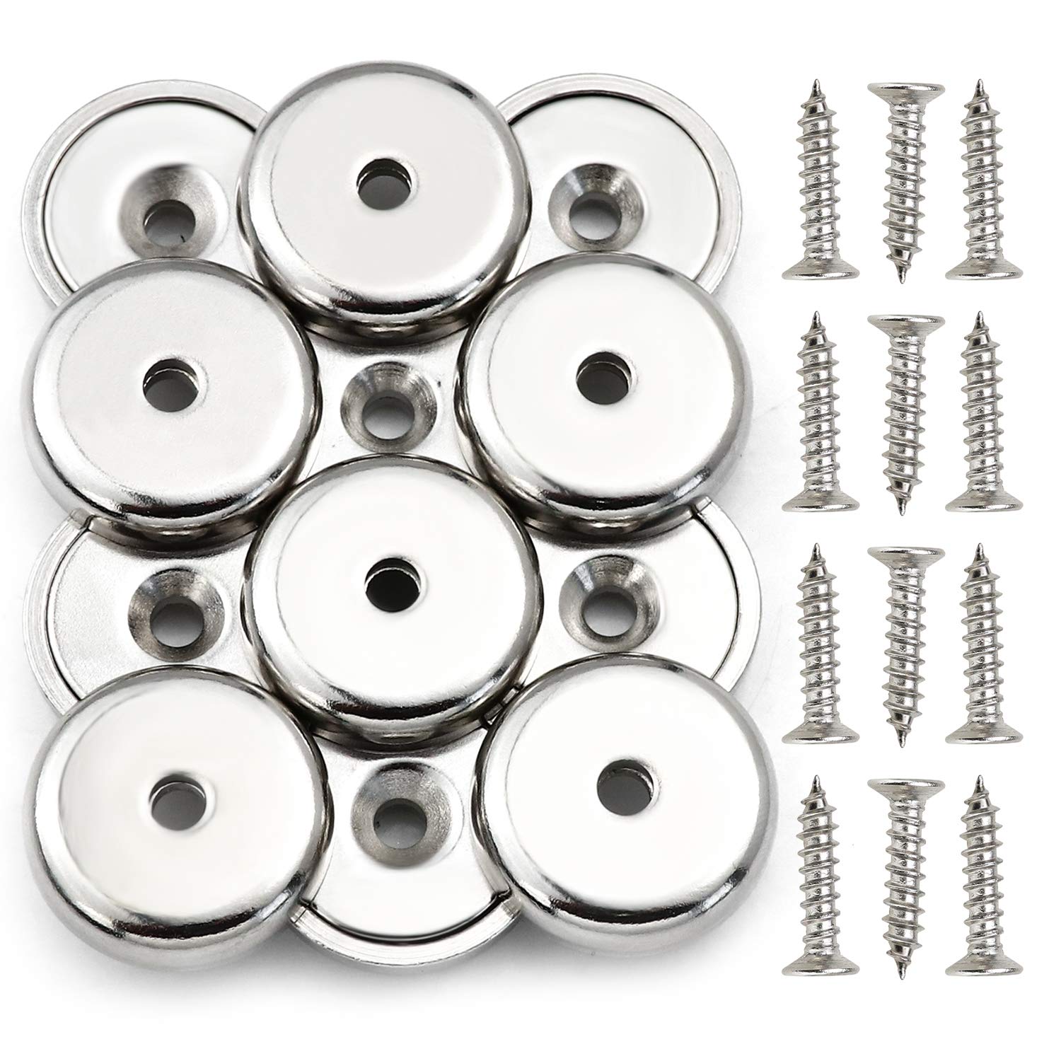 Cup Magnets Industrial Strength Round Base Pot Sin... – Grandado