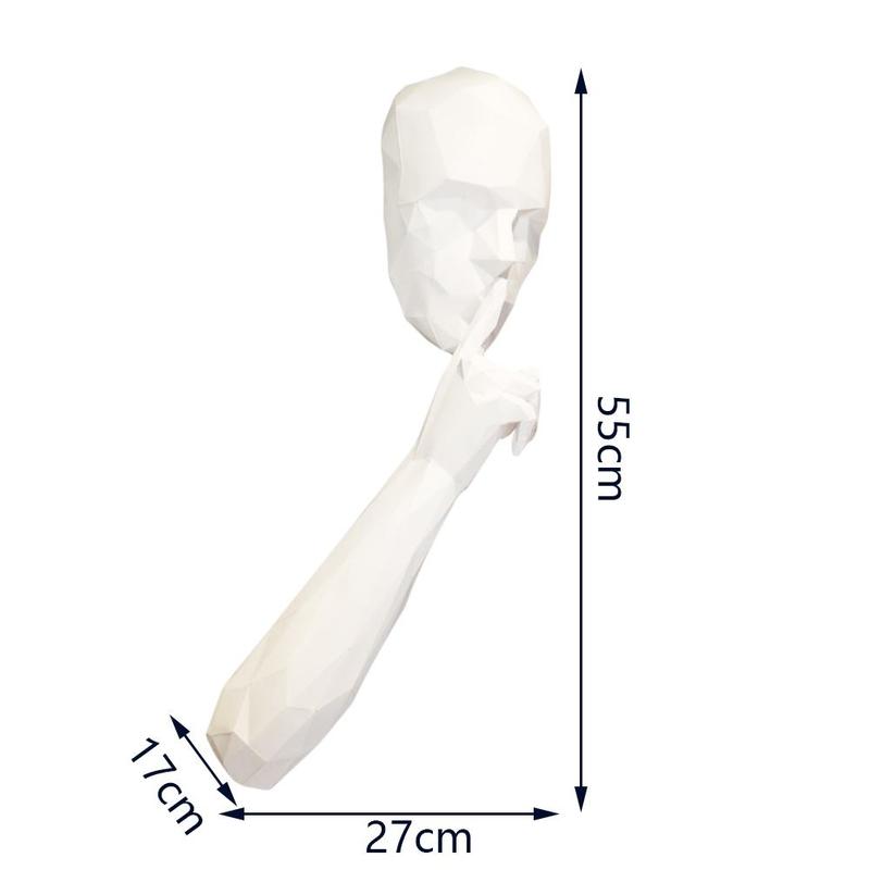 3D Paper Model of The Silent Person Paper craft Ho... – Grandado