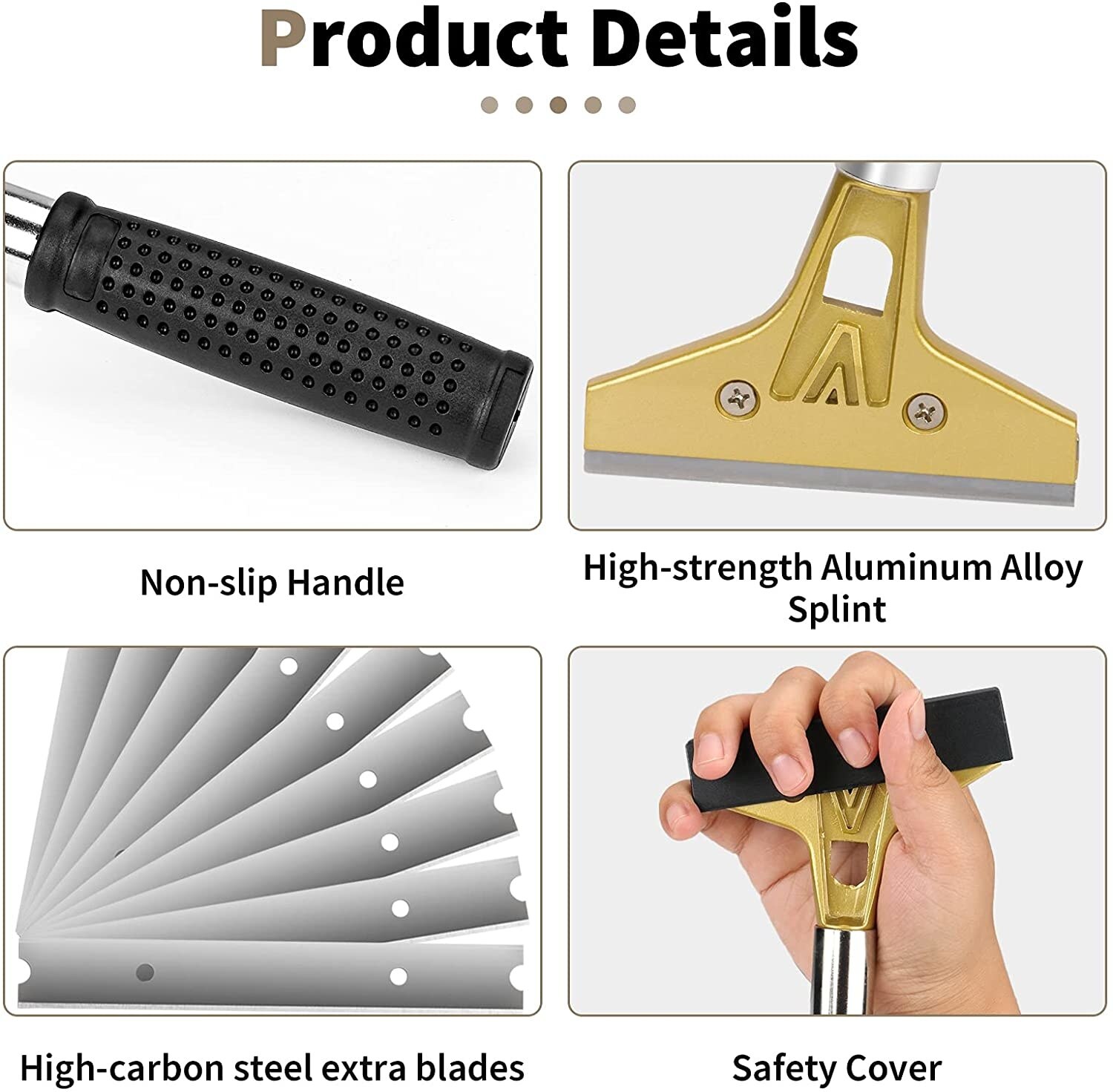 Multipurpose glass cleaning blade wall tile floor ... – Vicedeal