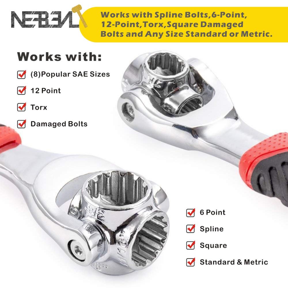 360 Degree Multipurpose Tiger Wrench 8 in 1 Tools ... – Grandado