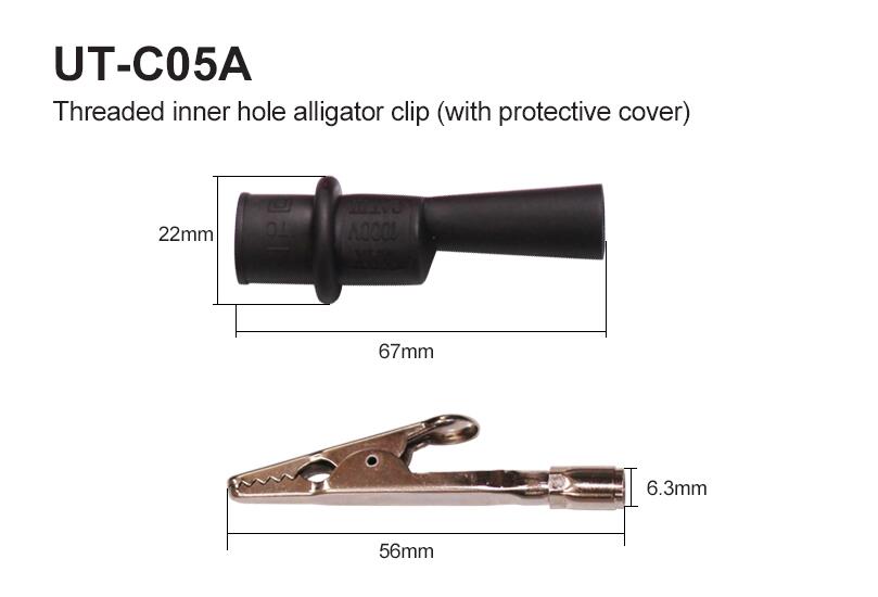 UNI-T Alligator Clip Crocodile Electrical Clamp Mu... – Grandado
