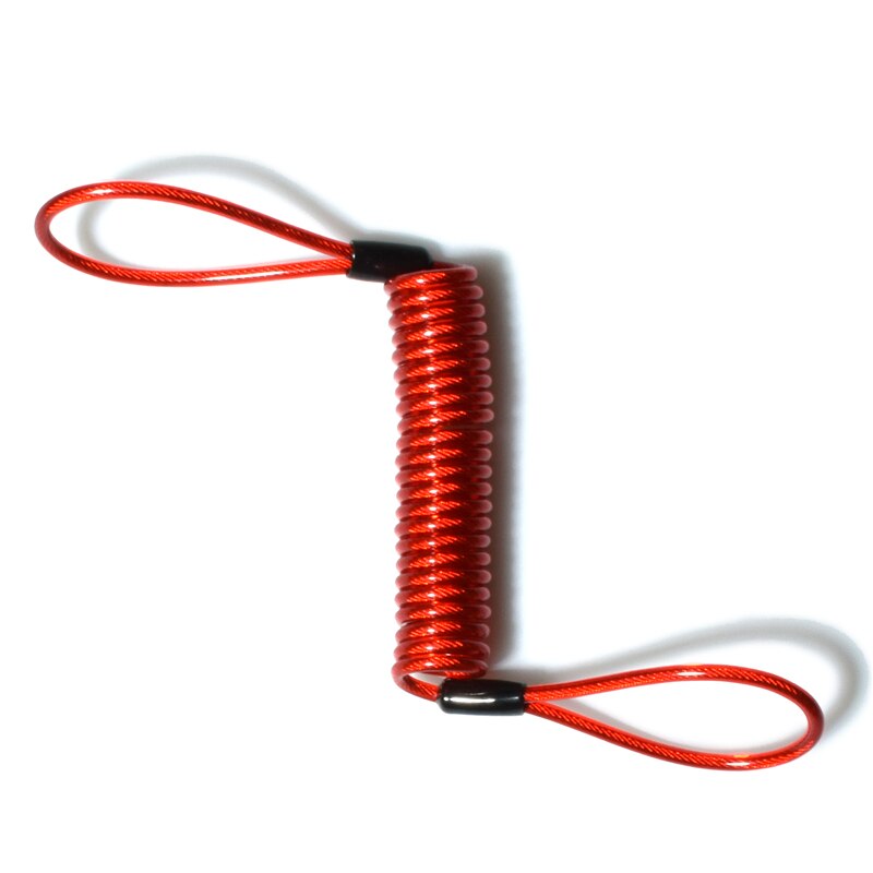 Motorfiets schijfrem slot waarschuwing touw traile... – Grandado