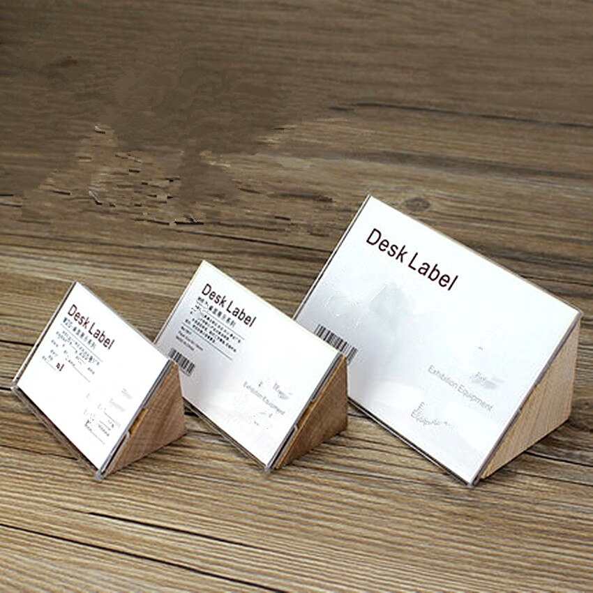 Desktop Label Display Stands Houder Voor Prijs Pap... – Grandado