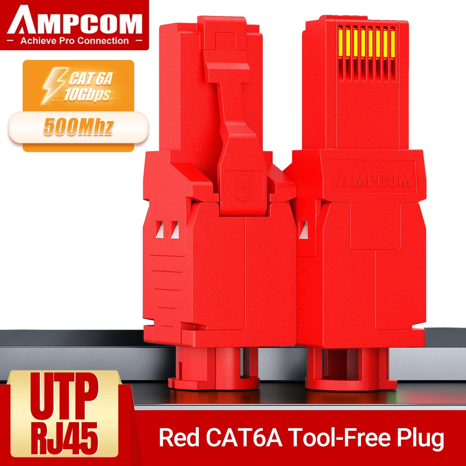 AMPCOM RJ45-Stecker, modularer Stecker, Cat6 Cat6A... – Grandado