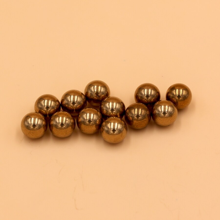 10mm 10 stk messing ( h62 ) faste kuler – Vicedeal