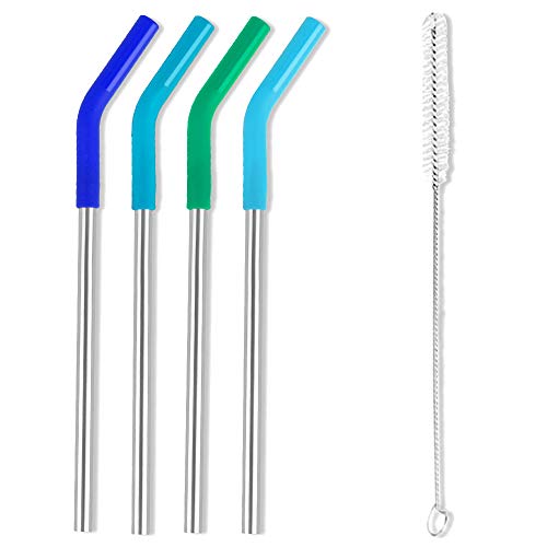Strohhalm Reusable Edelstahl Stroh Bunte Trinken M... – Vicedeal