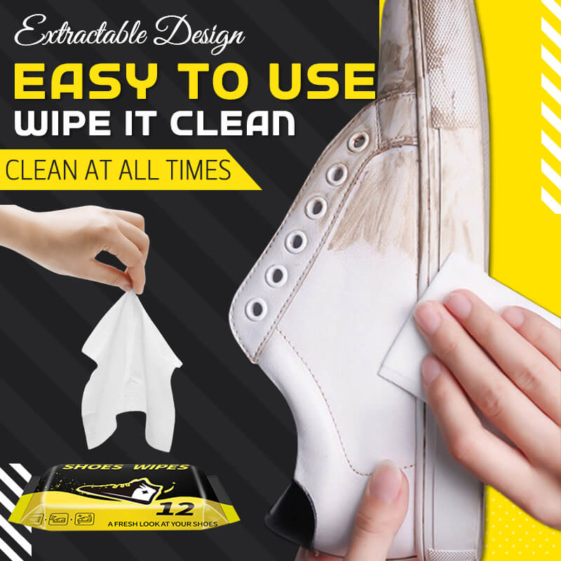 12PCS/Bag Portable Disposable Cleaning Wipes Shoes... – Vicedeal