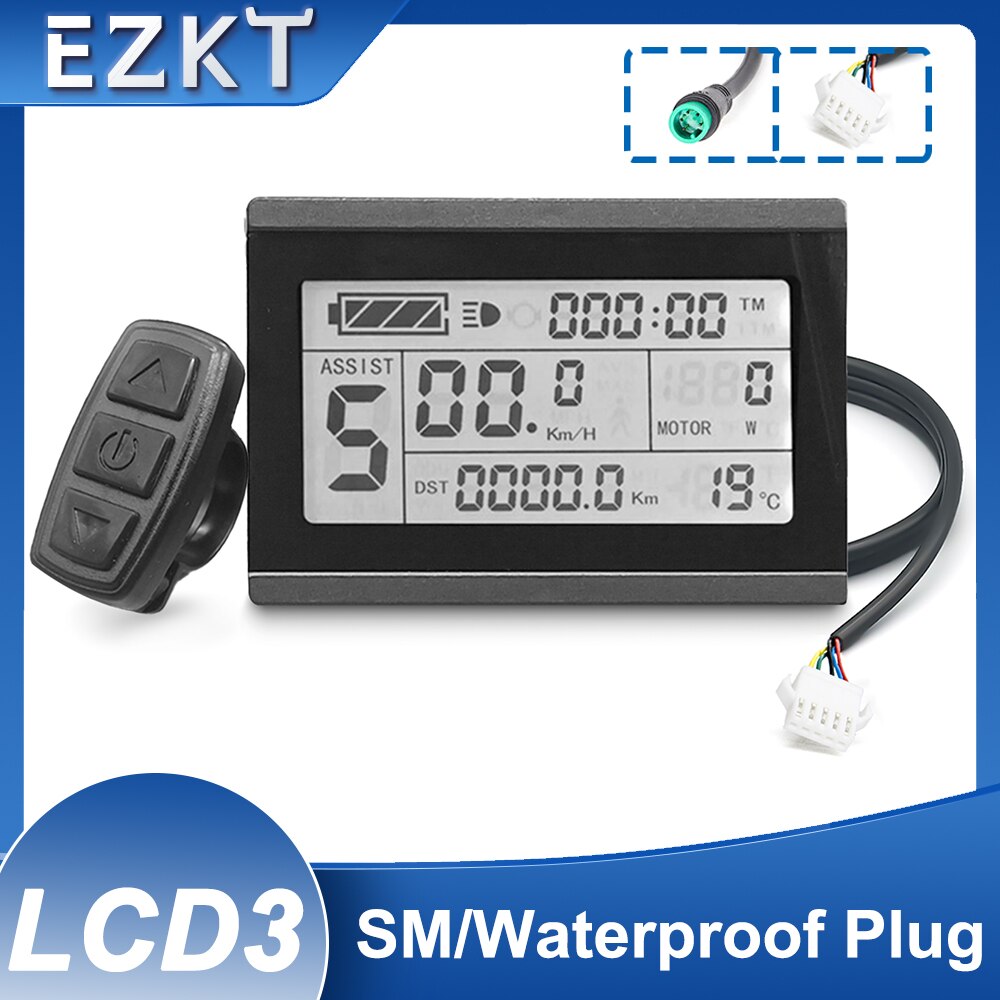 Kt LCD3/LCD3U Ebike Display 24V 36V 48V Elektrisch... – Vicedeal